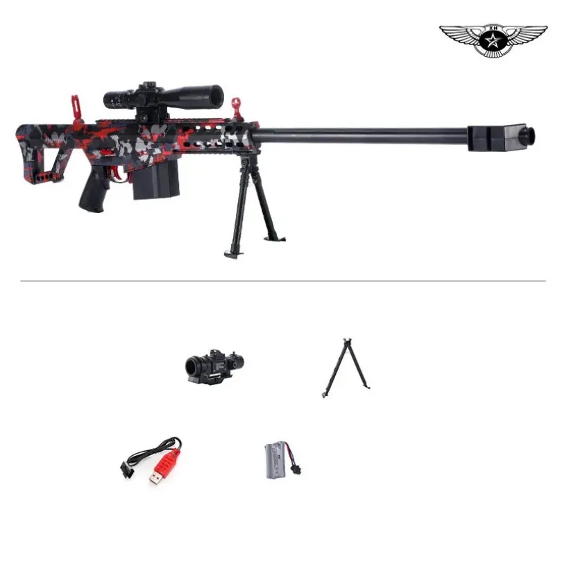 Electric Barrett Optimus Prime Toy Gun With 2 Gel Blasters And Hydrogel ...