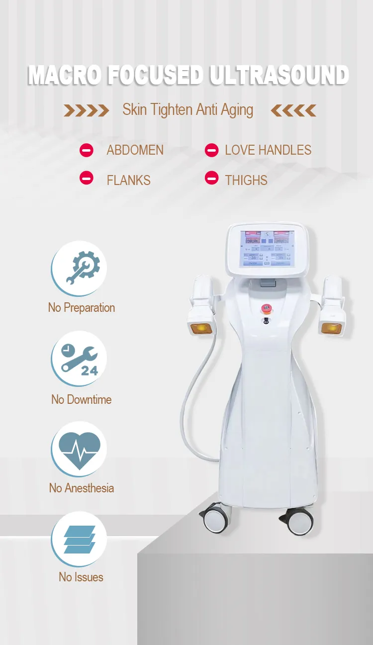 Best Skin Lifting Hifu 7D Macro Focused Ultrasound Therapy 2 Handles ...