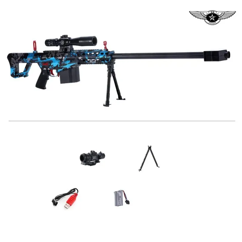 Barrett Toy Gun Electric Manual 2 Modes Gel Blasters Gun TOY Paintball ...