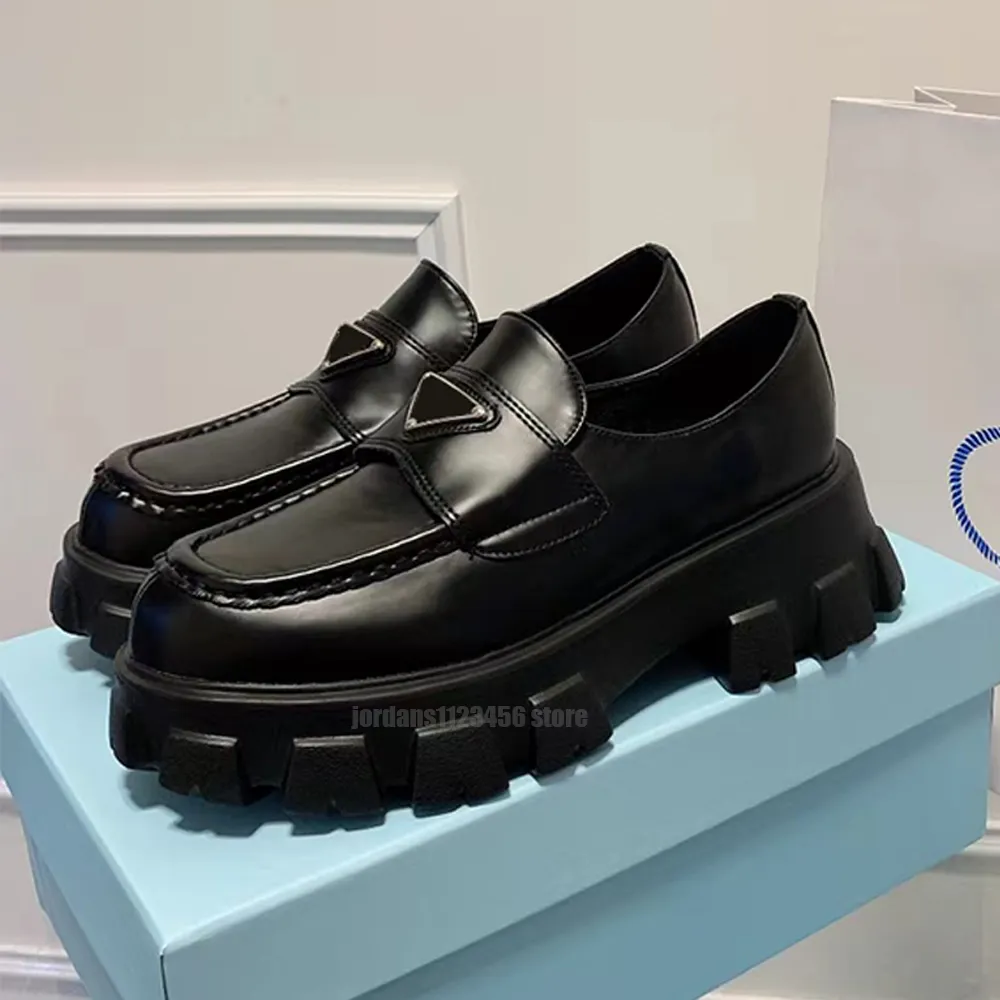 Wholesale Luxury Designer Monolith Triangle Leather Platform Platform ...