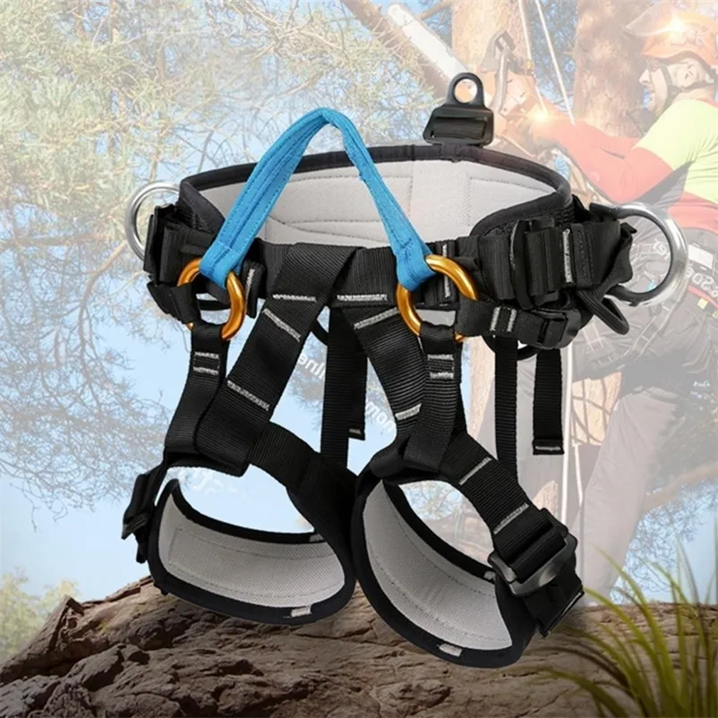 Professional Climbing Harness - Outdoor Rock Climbing Safety Belt, Tree ...