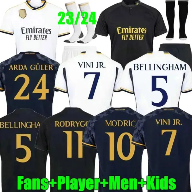 Bellingham Vini Jr Soccer Jerseys Kits Rodrygo Modric 23 24 Camavaa ...