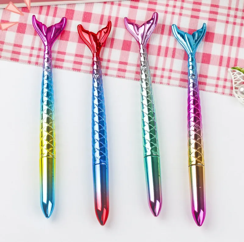 DHgate.com:Electroplated Fish Tail Signature Pen | Smooth Writing ...