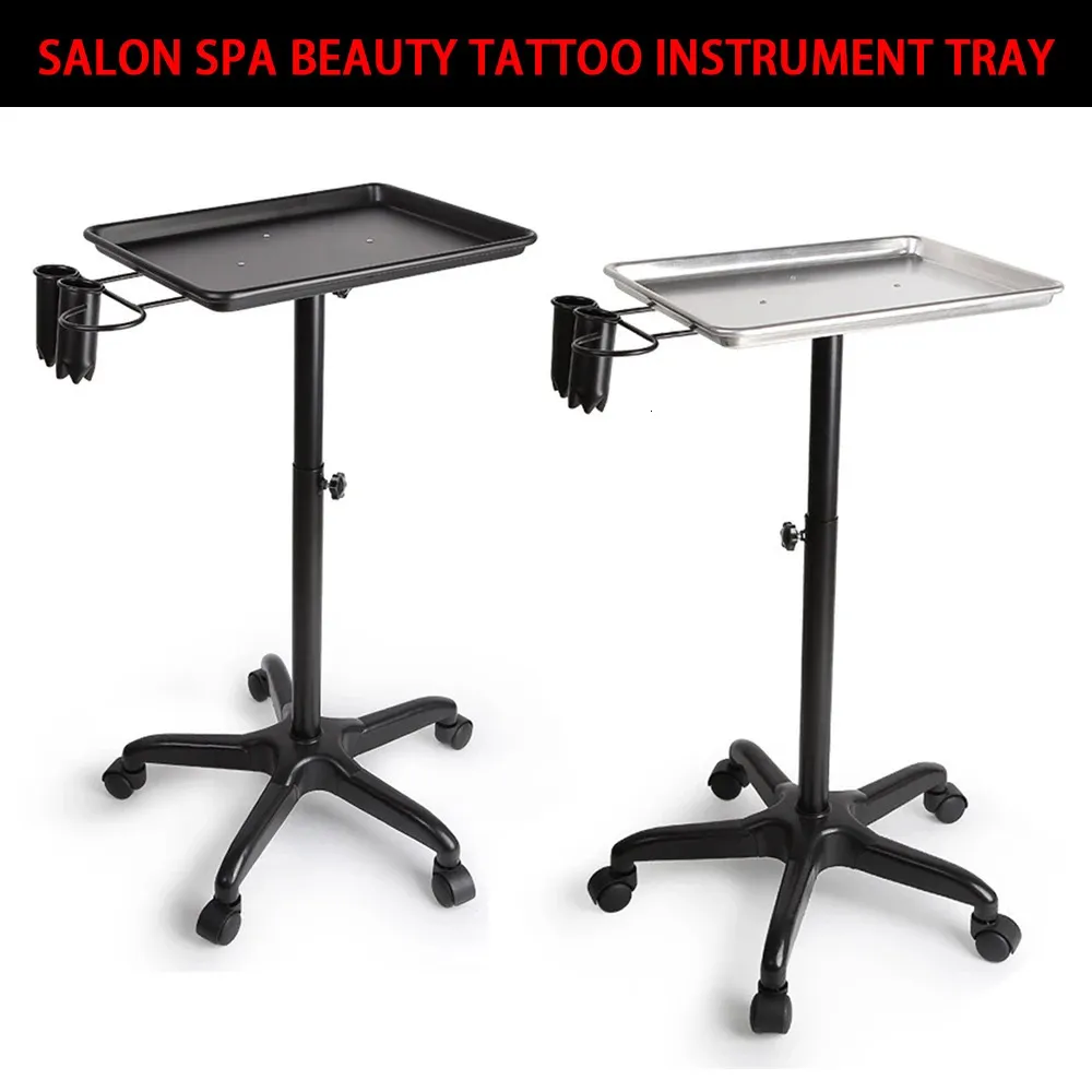 DHgate.com:2024 Silver Metal Rolling Salon Service Instrument Tray for ...