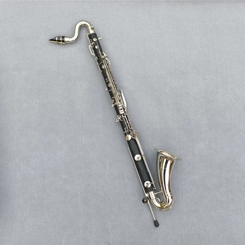DHgate.com:Bb Tune Silver Plated Keys Bass Clarinet Bakelite Clarinet ...