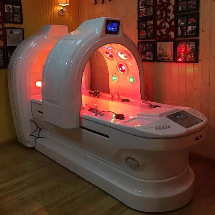 Far Infrared Sauna Spa Capsule / LED Light Therapy For Dry Steam ...