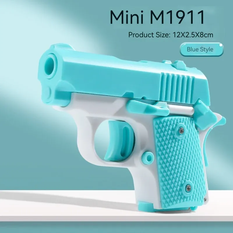 MINI Luminous 3D Target Toys Gun Model M1911 Colt Fidget Target Toys ...
