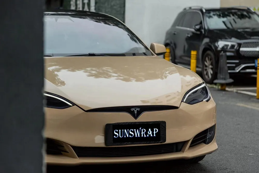 Ultra Gloss Cuban Sand Car Wrap Vinyl - Premium Quality, Hot Colors ...