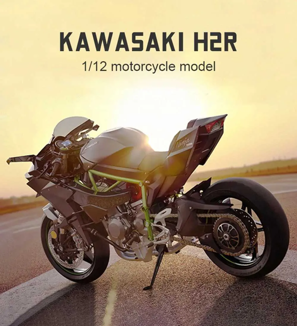 Other Toys Maisto 1 12 KAWASAKI NINJA H2R Motorcycle Alloy Diecast ...