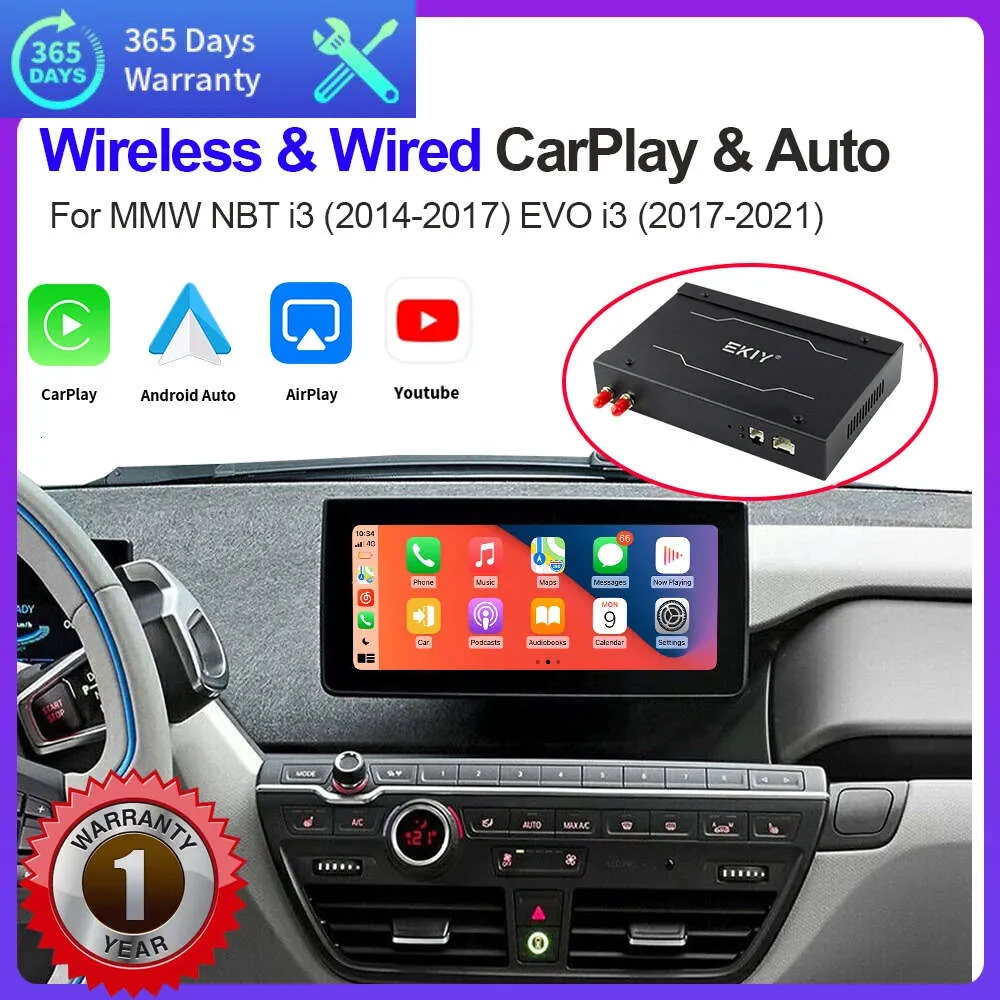 Neue Auto Drahtlose CarPlay Android Auto Für BMW I3 I01 NBT 2014 2017 ...