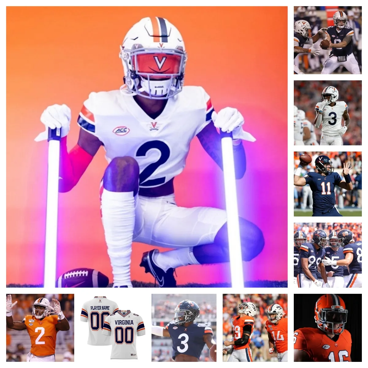 Virginia Cavaliers Football Jersey: Show Your Support! Foston, Gaffney ...