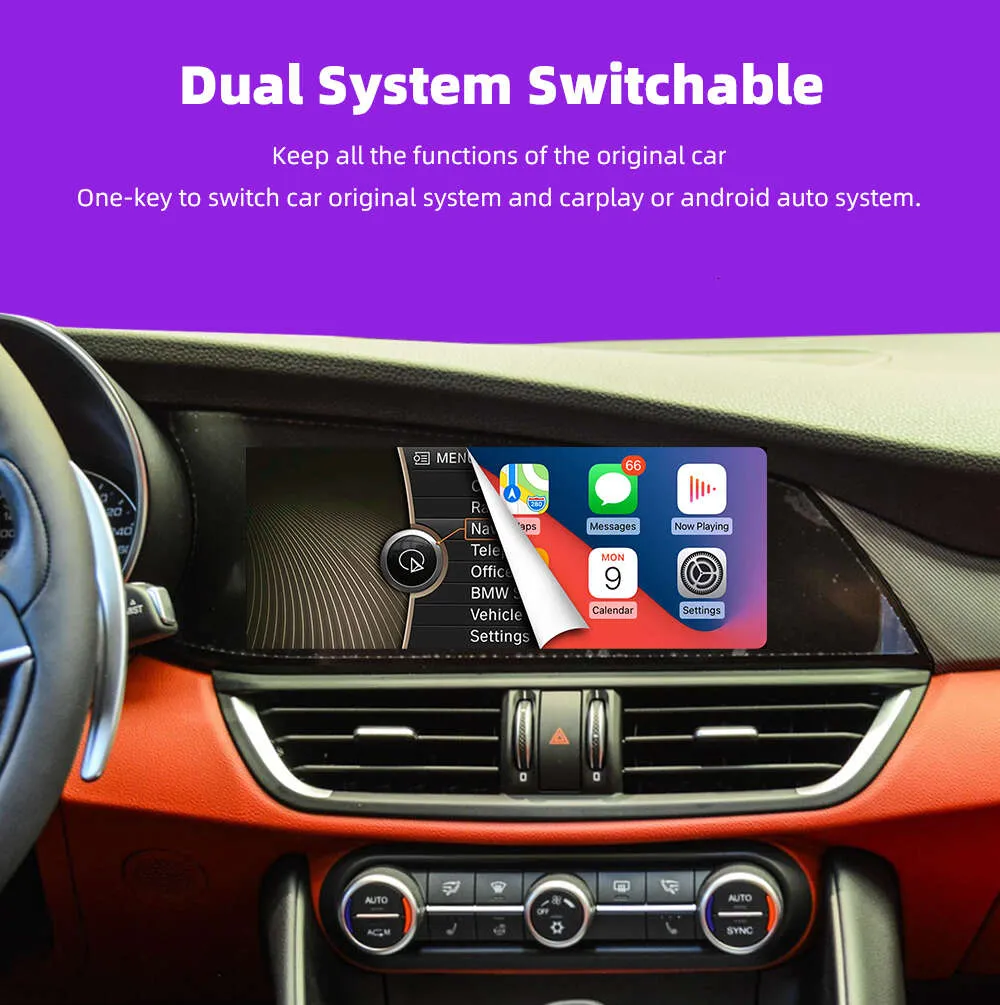 New Car Wireless Apple Carplay Android Auto Module Box For Alfa Romeo ...