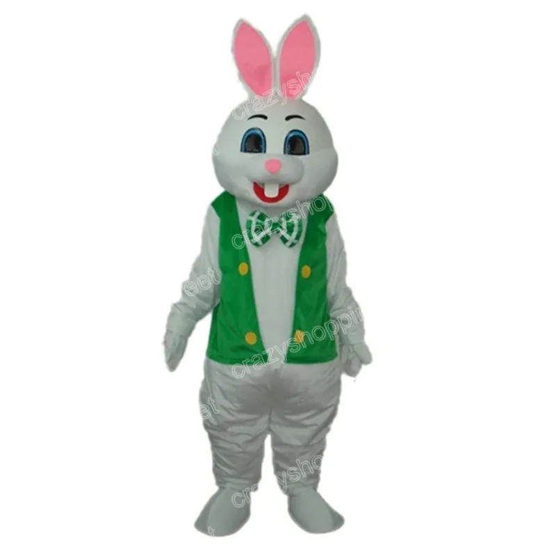 Green Rabbit Easter Bunny Mascot Costume For Halloween, Christmas ...