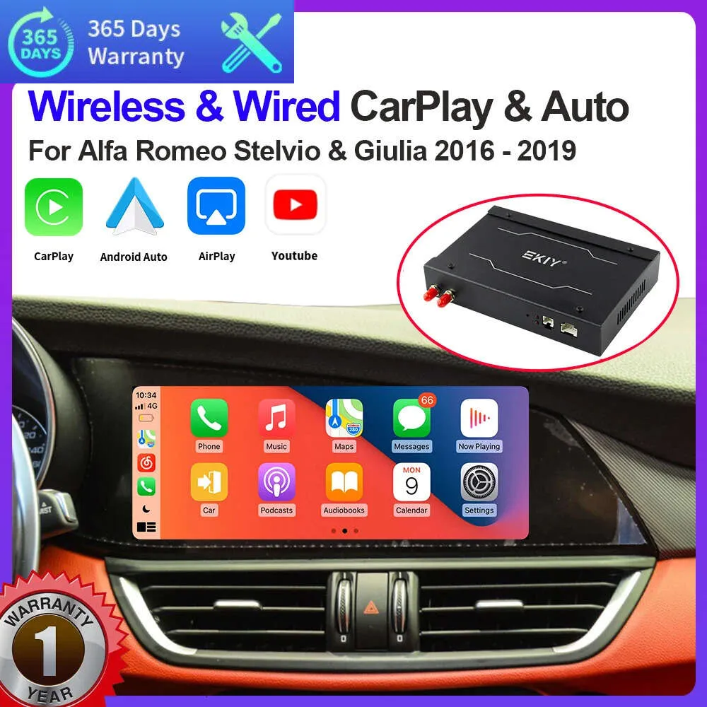 Wireless Carplay & Android Auto Module For Alfa Romeo Stelvio Giulia ...