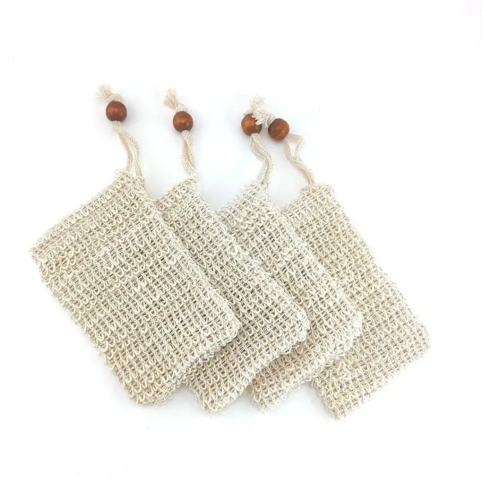 DHgate.com:Exfoliating Bath Pouches: Natural Ramie Soap Bags & Mesh ...