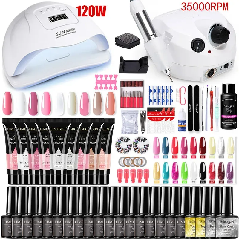 Complete Acrylic Nail Kit - Professional Acrylic Powder, Liquid Monomer ...