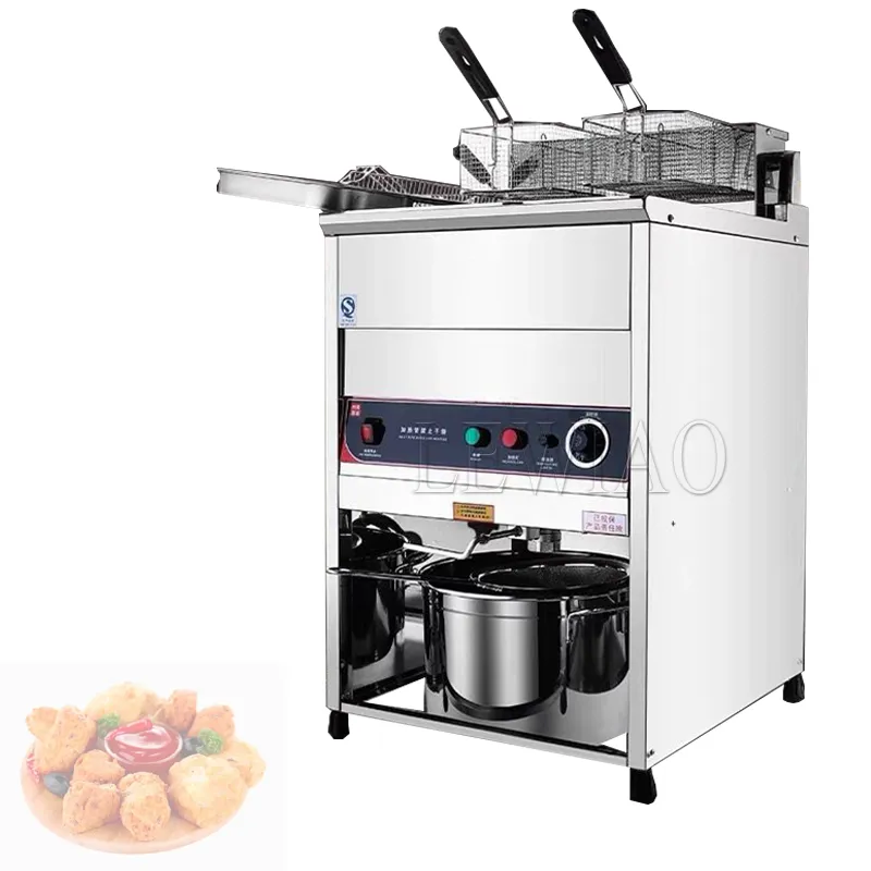 30L Electric Deep Fryer Extra Large Commercial Countertop Fryer With ...