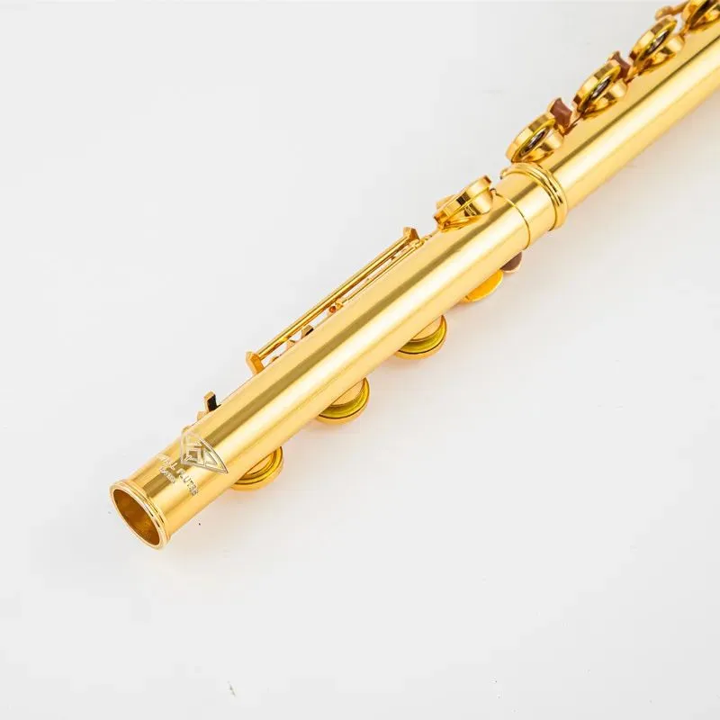 Professional Flute - Powell PS705 Cupronickel C Key 17 Hole Flute - 18k ...