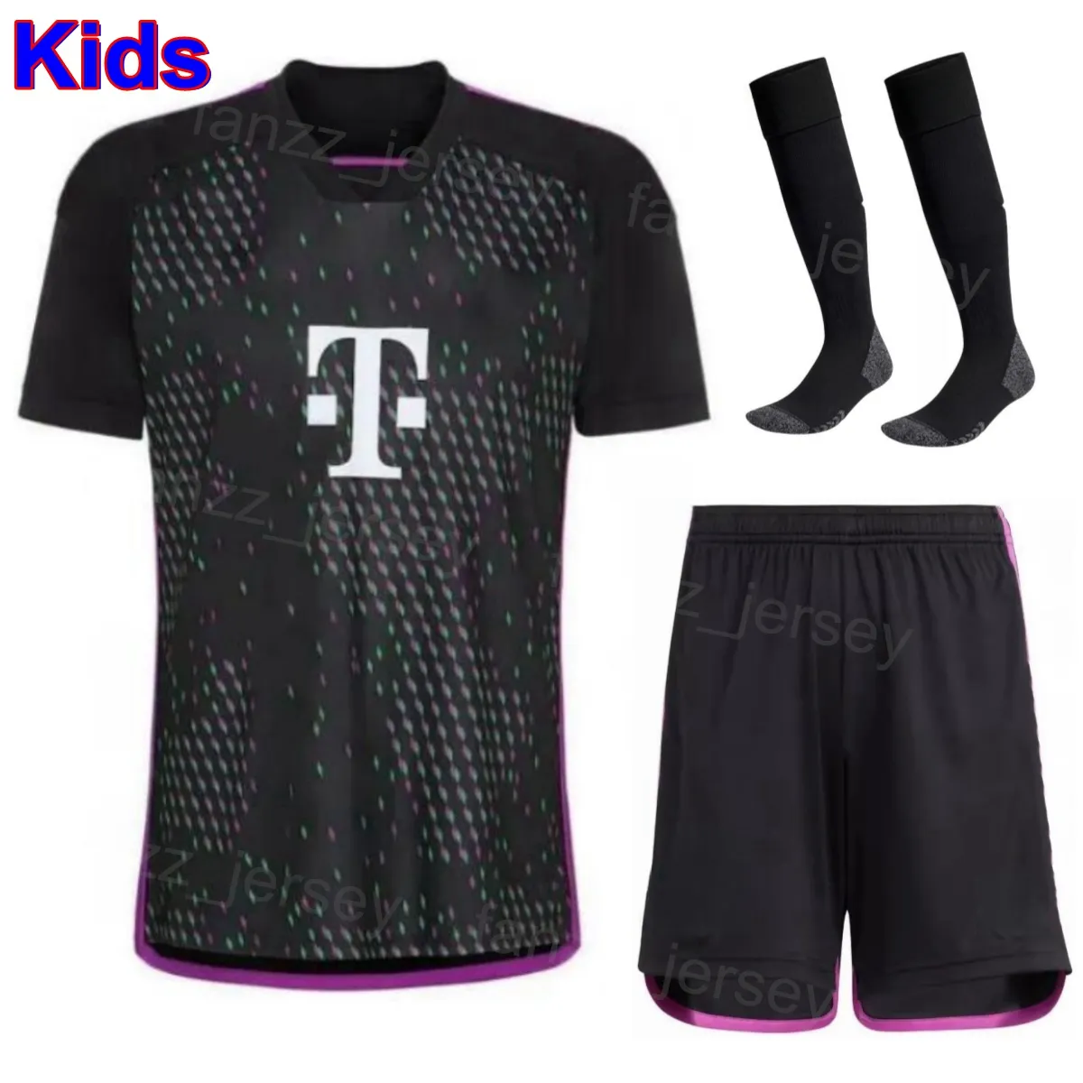 Man Youth 23 24 Club Soccer Joshua Kimmich Jerseys Set Kingsley Coman ...