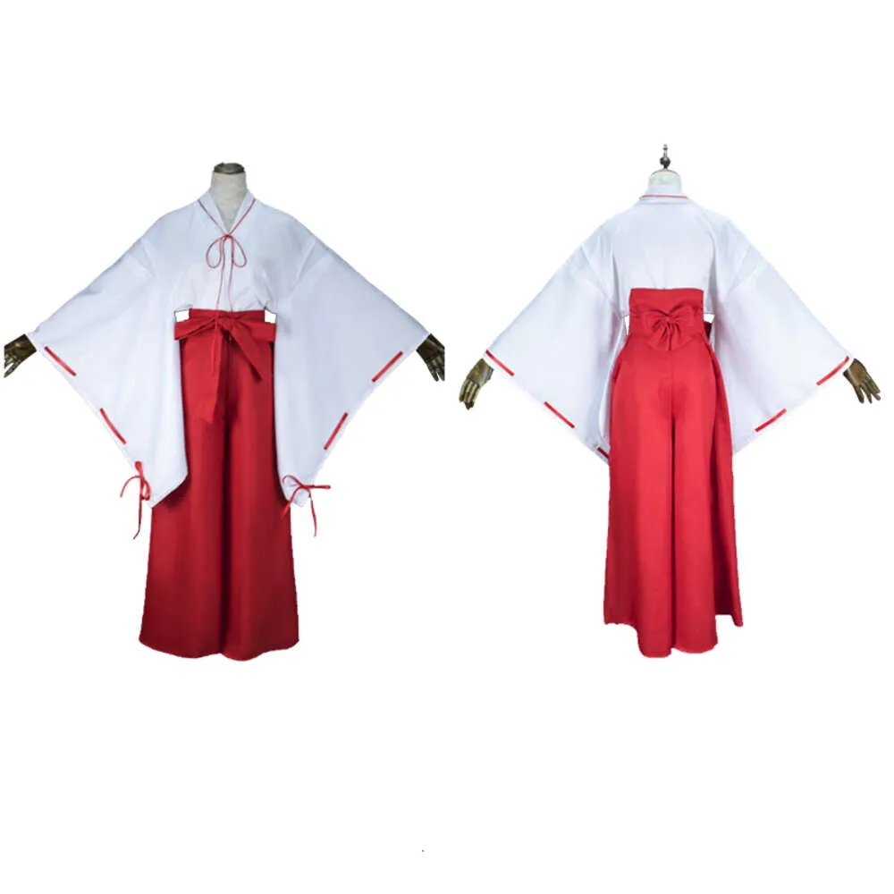 Costume For Adults Anime Inuyasha s Red Japanese Halloween Kimono ...