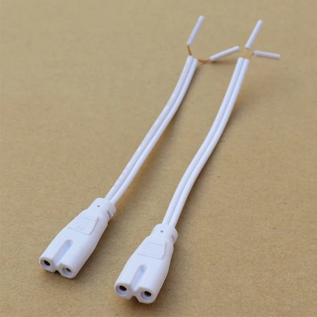 DHgate.com:T8 T5 LED Tube Lights Fixture Connector - Single 2-Pin Head ...