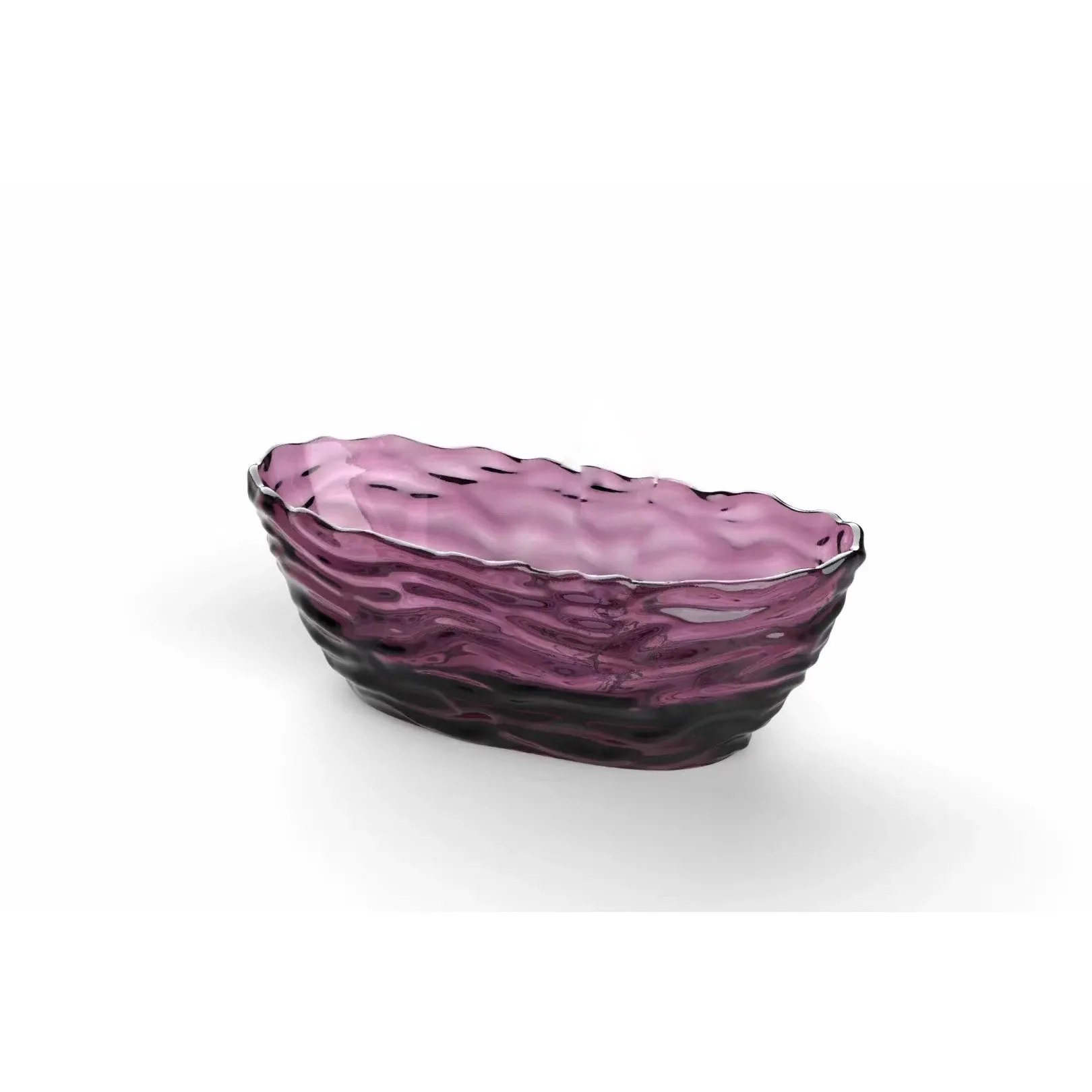 58 Inch Purple Freestanding Bathtub 1750x785x640mm Oval Resin Water ...