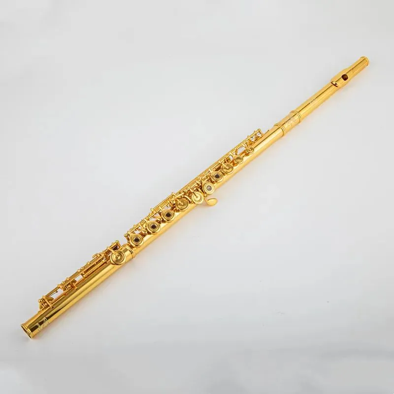 Professional C Key Flute - USA Powell PS705 Cupronickel, 17 Hole, 18K ...