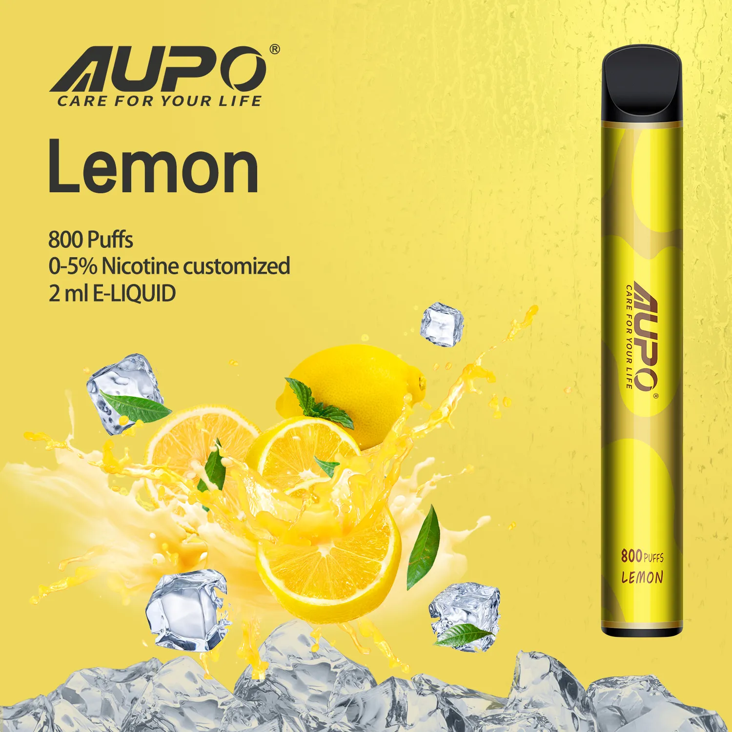 Original Aupo 800 Puff 800 Puffs Disposable E Cigarette 2.2ml Vape 0/2 ...