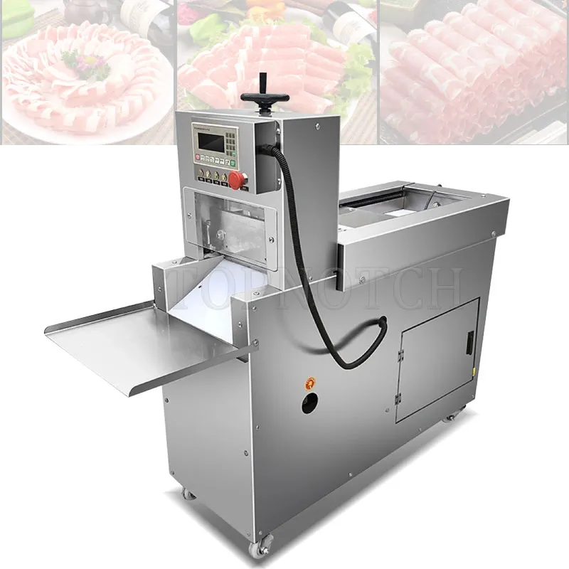 Commercial Stainless Steel CNC Double Cut Lamb Roll Meat Cutting ...