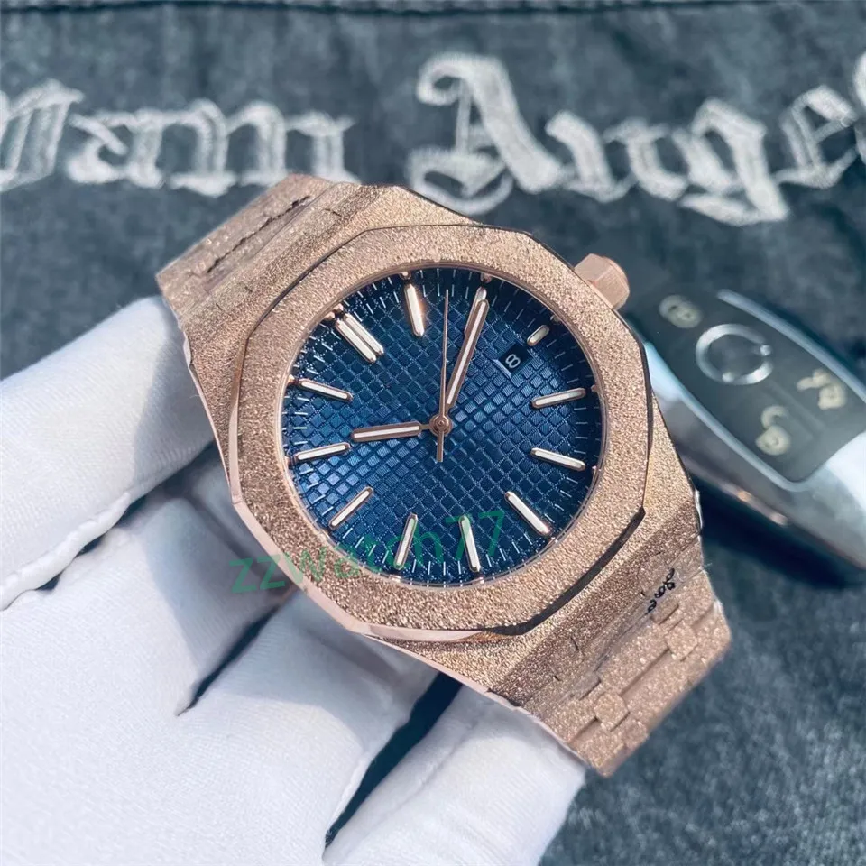 Mens Watch Designer High Quality Watch Frosted Case Stainless Steel ...