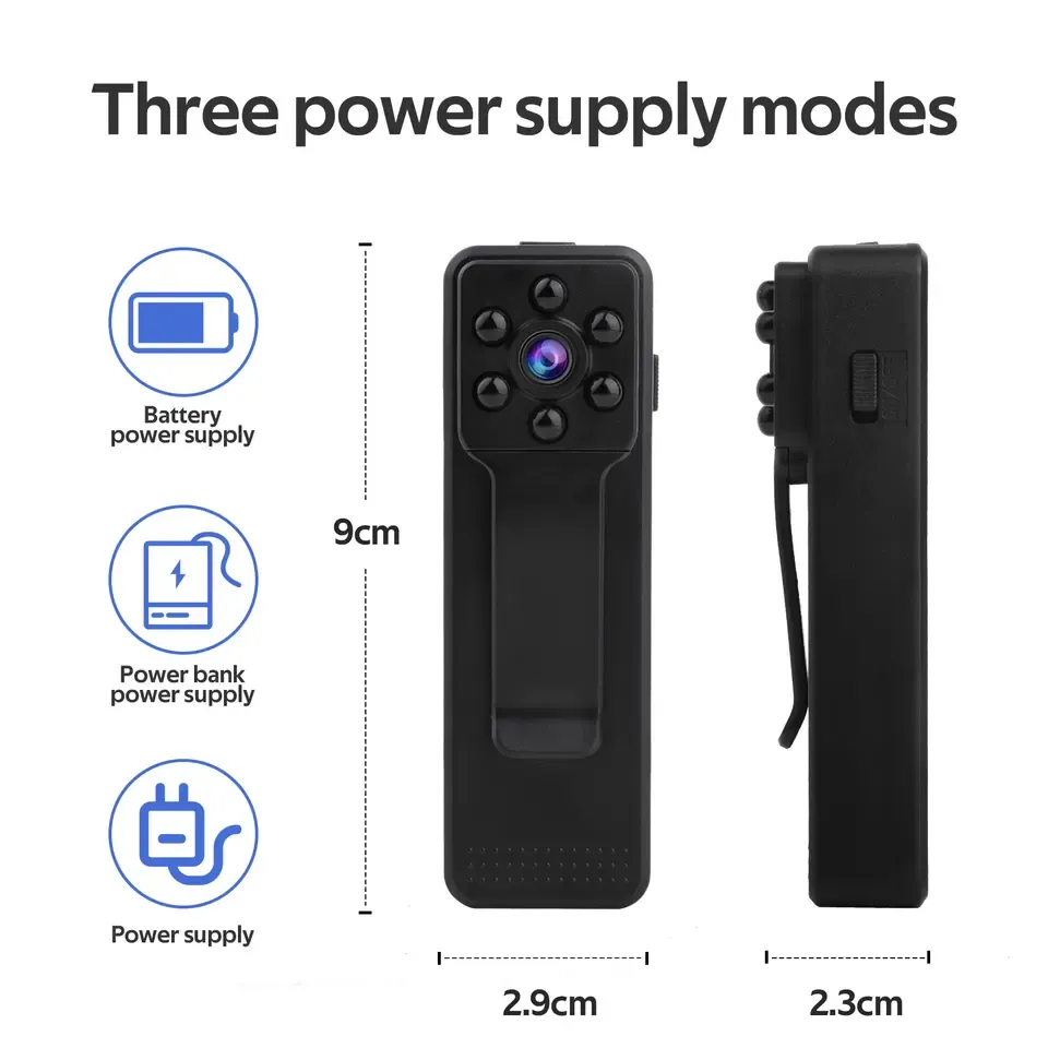 Wireless Mini Camera K11 With Night Vision One Click Photo, 1080P ...