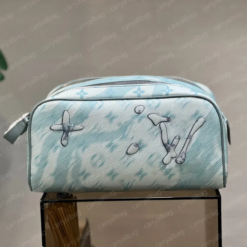 DHgate.com:Designer Monogram Checkboard Dopp Kit - Compact Travel ...