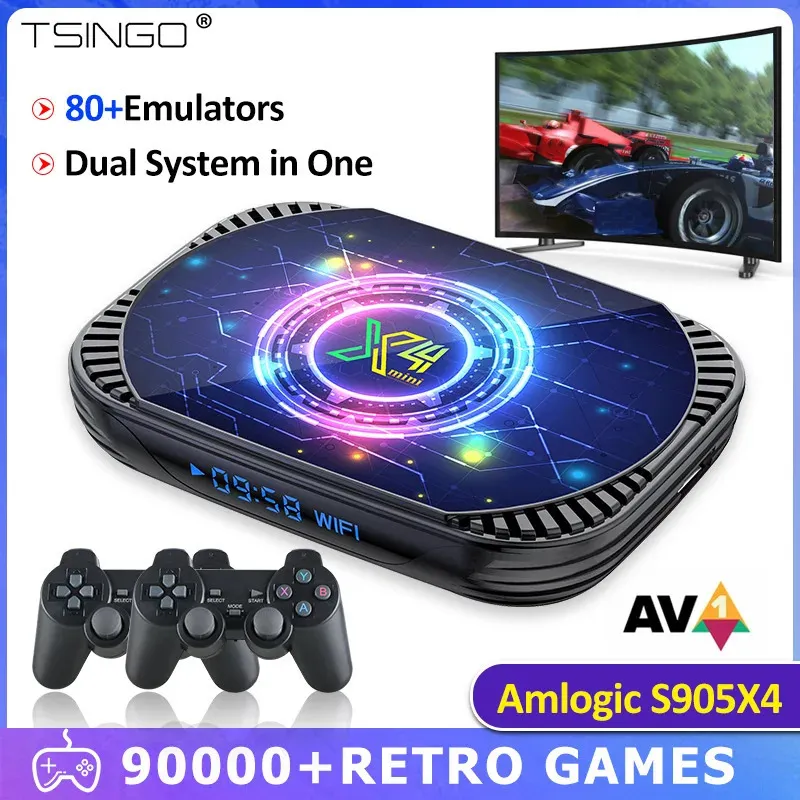 DHgate.com:Game Controller Joystick - TSINGO Arcade Console X4 Mini, Built-in 90000+ Games, 80 ...