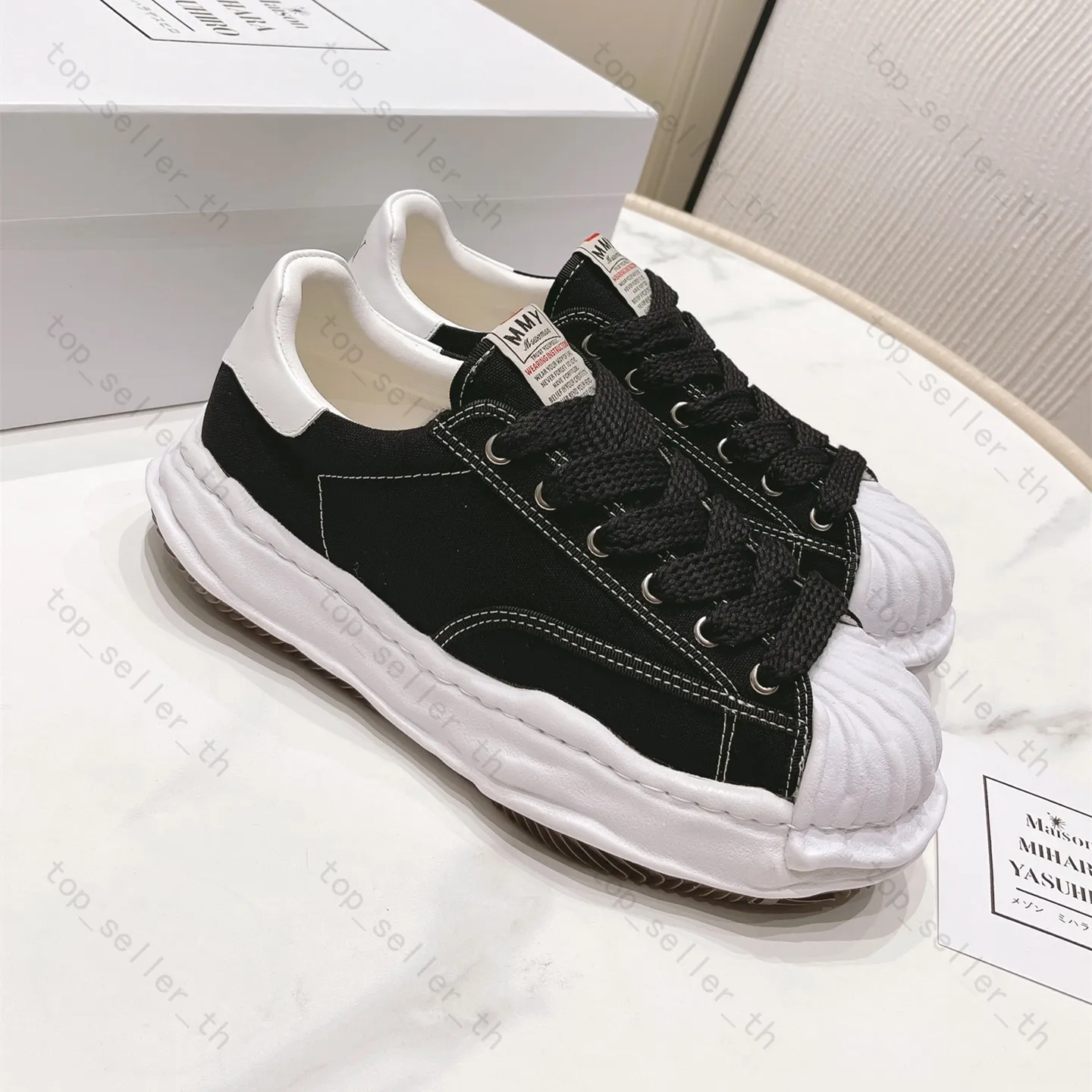 Designer Shoes Women Shoes Maison Mihara Yasuhiro Sneakers Men Sneaker Platform Canvas Trainer ...