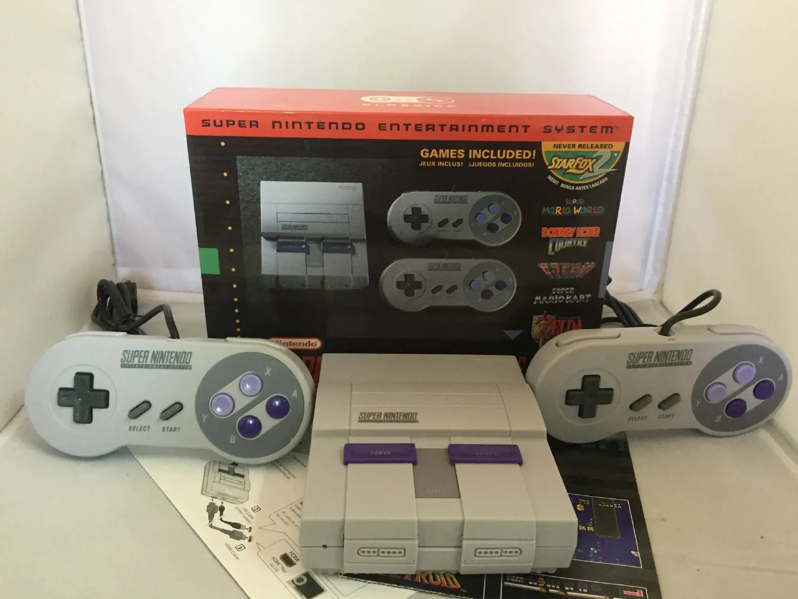 Retro Gaming Console - SNES Mini Style, 30 Games Included, 16-Bit ...