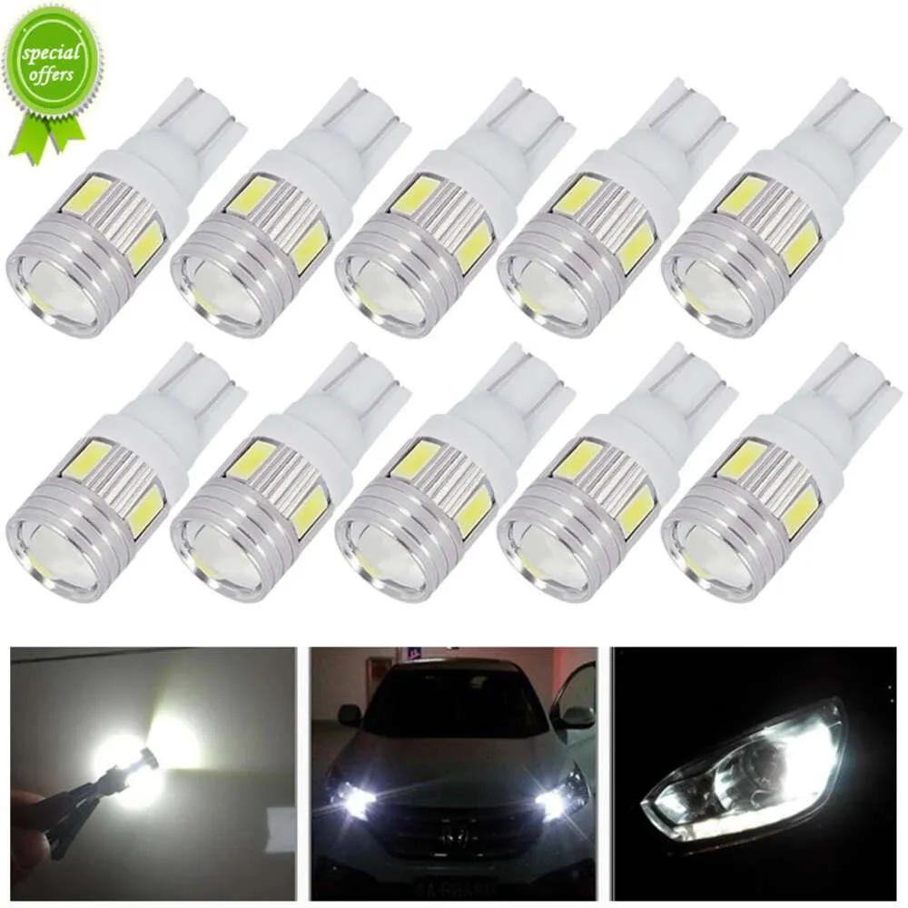 Premium 10-Piece Car LED Bulbs - Bright White, T10/W5W/194 - Best ...