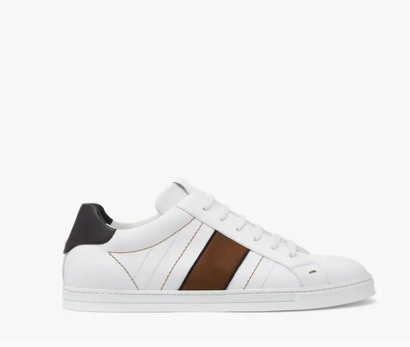 Bulk Men's Leather Lace Up Casual Shoes: Winter Low Top Sneakers White ...