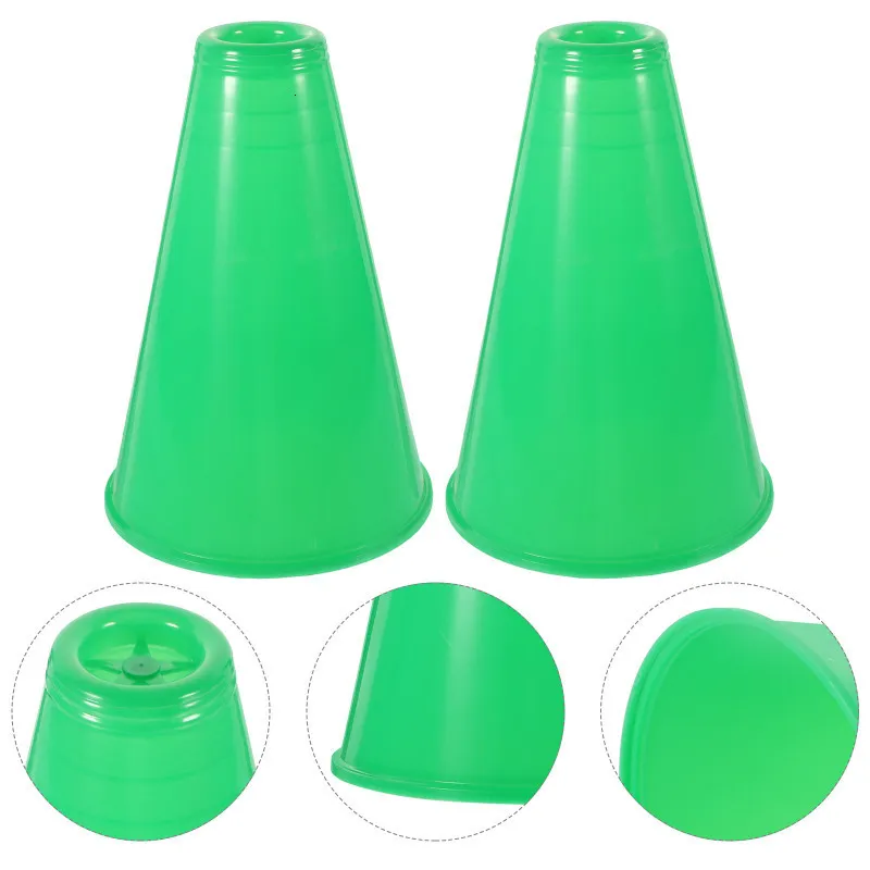 Mini Cheerleading Stunt Stand Horn Set 2 Party Megaphones With Noise ...