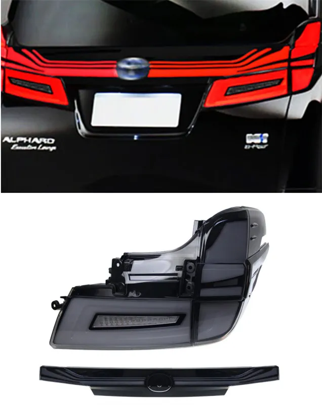 LED Taillight For Toyota Alphard/Vellfire 30 Series DRL, Brake, Dynamic ...