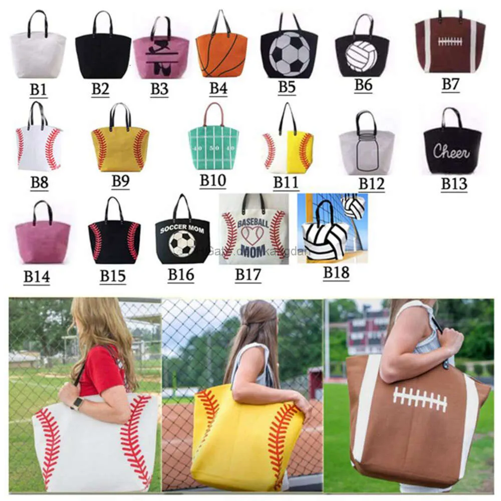 DHgate.com:Canvas Tote Bag for Sports, Softball, Football, Basketball ...