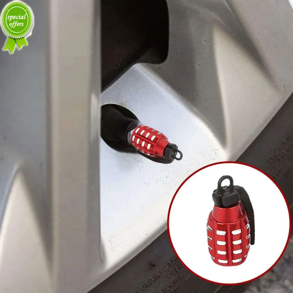 Tappi Valvole Pneumatici In Stile Granata Ruote Motociclisti Auto 4 ...