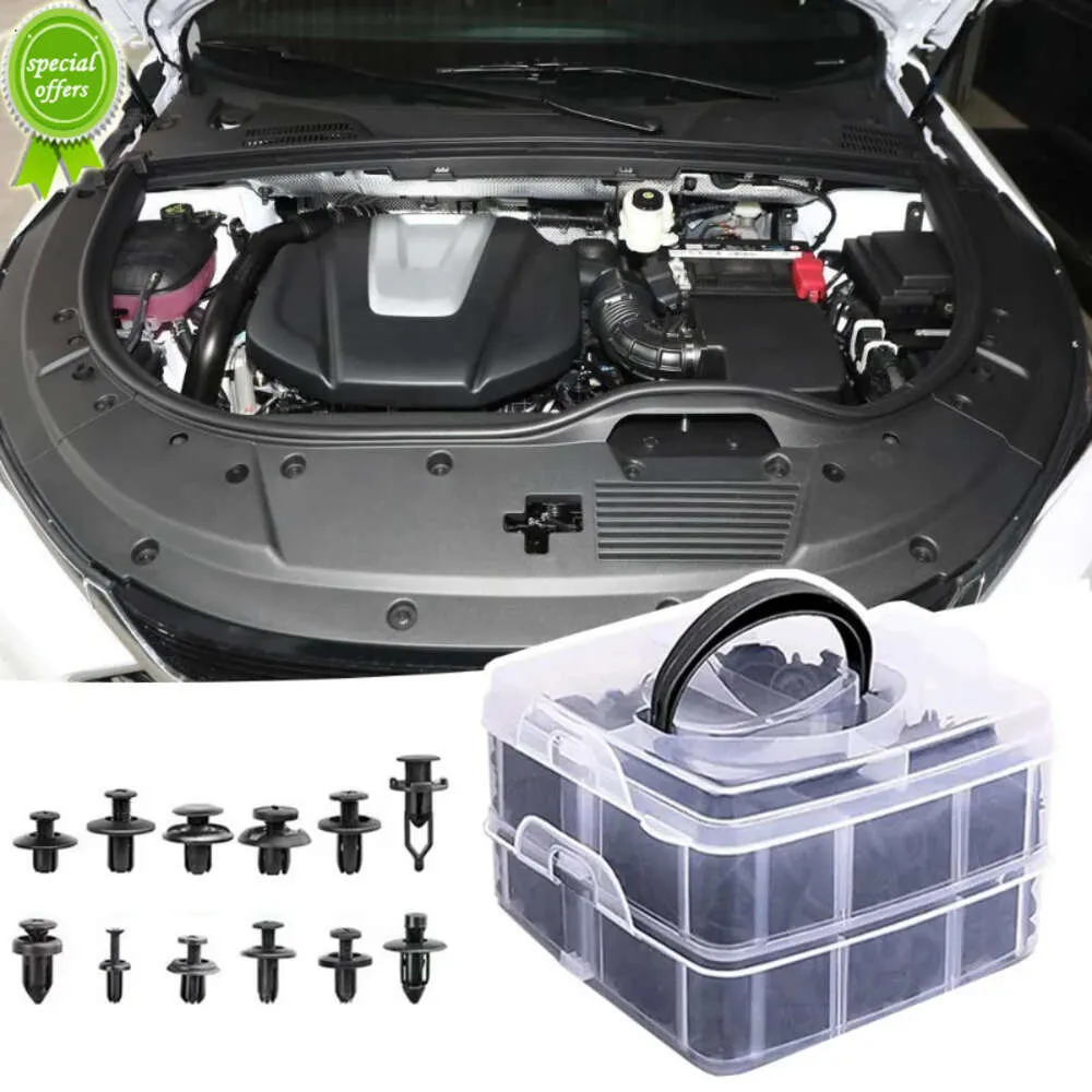 DHgate.com:300Pcs Mixed Car Push Retainer Clips, Black Plastic Auto ...