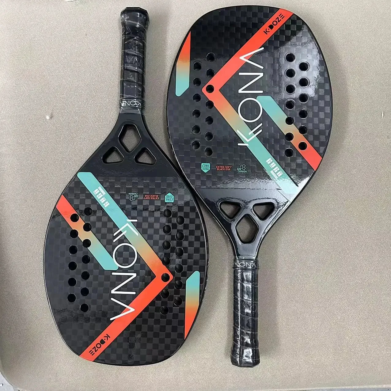 12K Full Carbon Fiber Beach Graphite Tennis Racket With Cover Bag ...