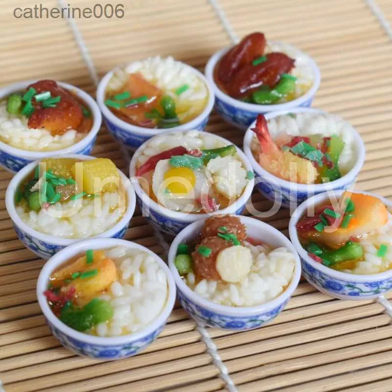DHgate.com:2Pcs1/6 Dollhouse Chinese Cuisine Miniature Rice Bowl Mini ...