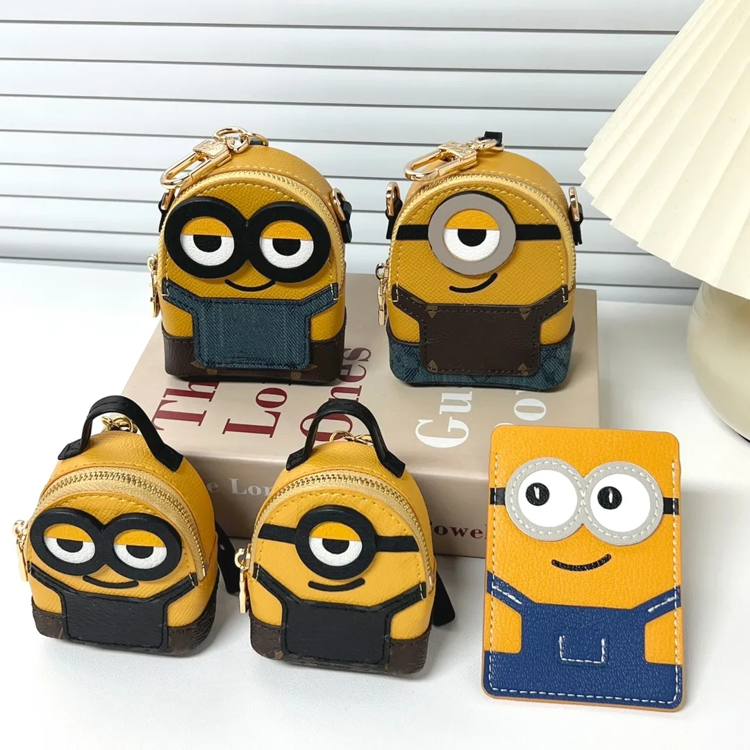 DHgate.com:Brown Leather Keychain Wallet for Women, Mini Beach Bag with ...