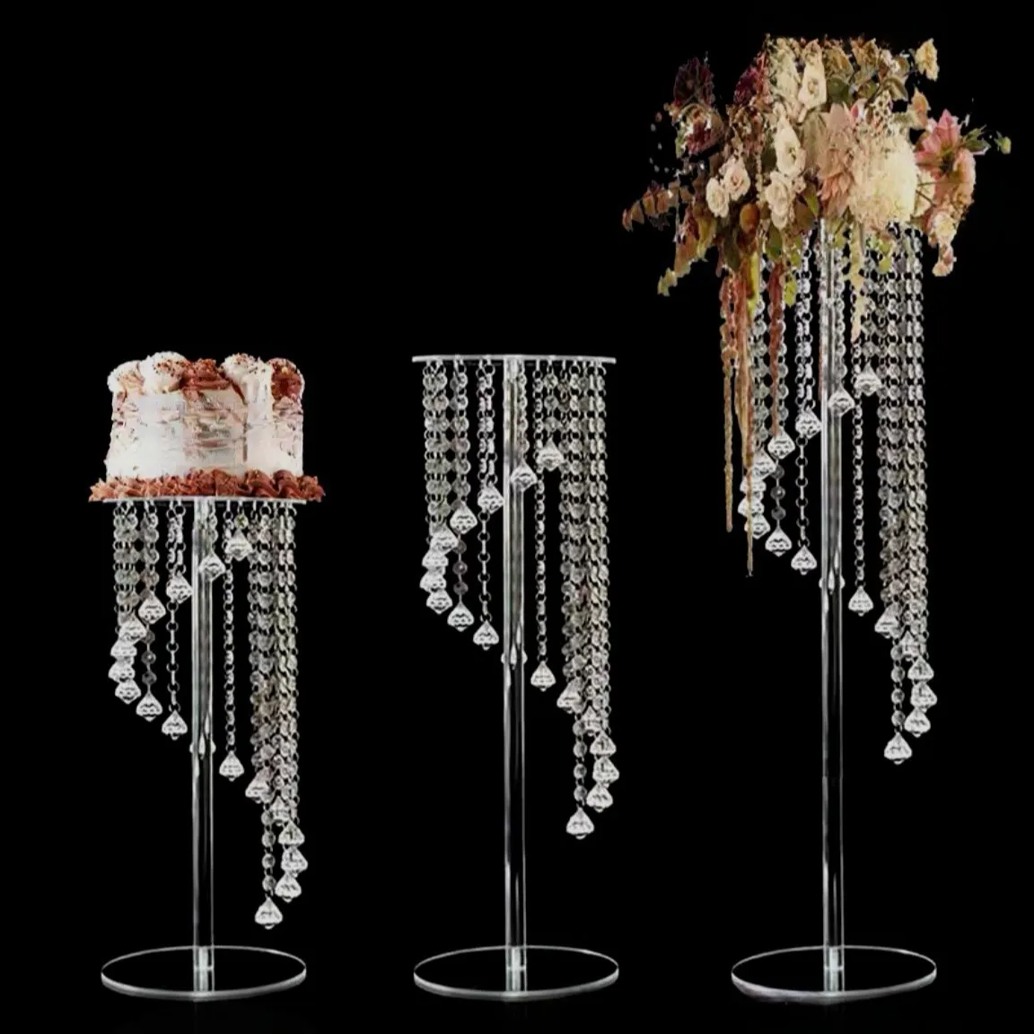 Wedding Centerpieces Acrylic Vase Stands For Crystal Centerpiece Table ...