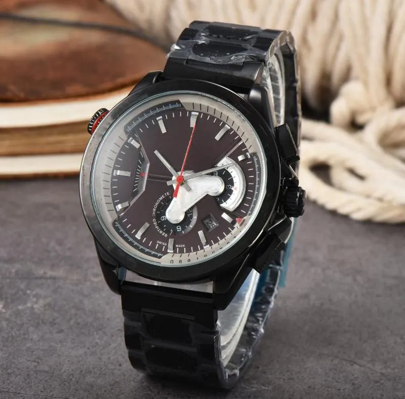 Luxury Men's Automatic Watch With Big Dial, 43mm Full Stainless Steel ...