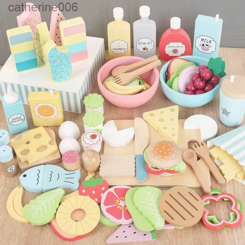 DHgate.com:Wooden Squishy Play Food Set, Creative Simulation Kitchen ...