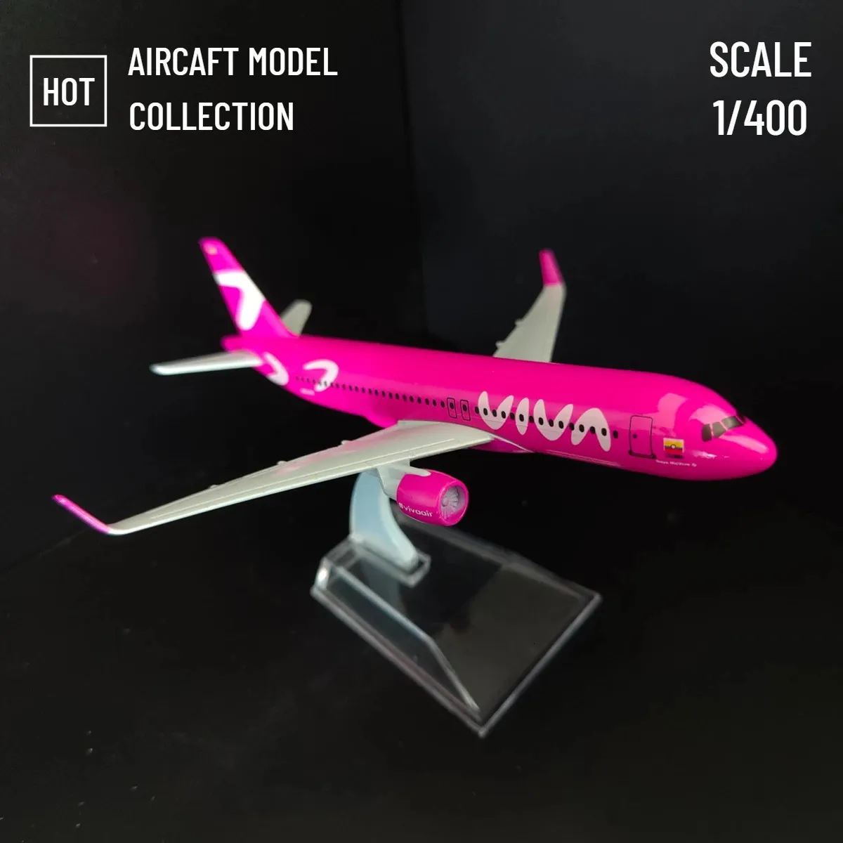 Viva Air Aircraft Model 1/400 Scale - Metal Diecast Airplane Replica ...