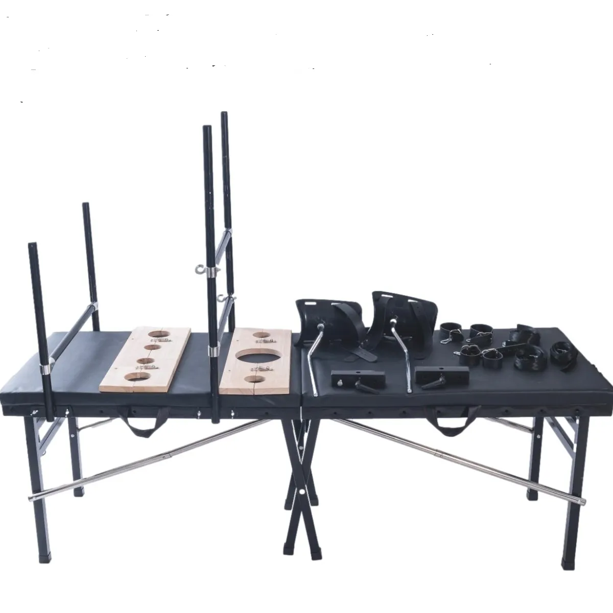 Deluxe BDSM Restraint Bed: Large Adult Play Rack, Premium Bondage ...